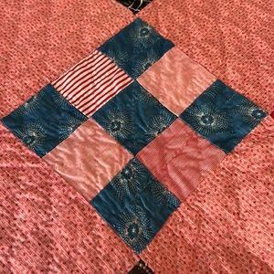 Bedding | Vintage Circa 189s Nine Patch On Point Quilt | Poshmark